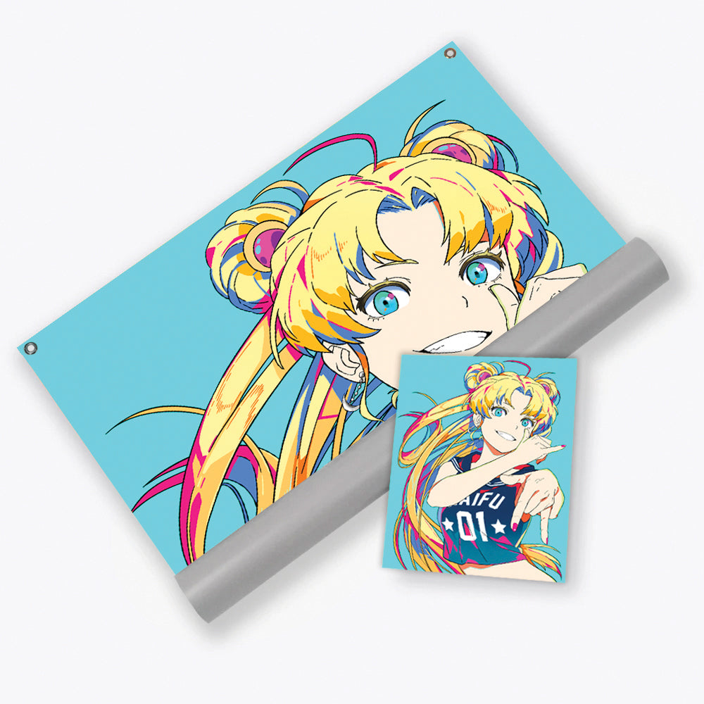Moon Warrior - Print/Wall Banner – Creators Guild