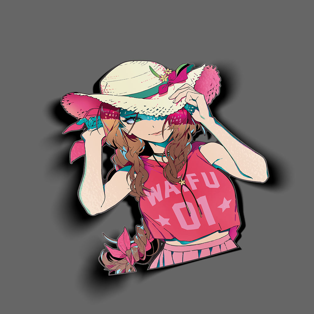 Flower of the Slums Waifu Die Cut Decal – Creators Guild