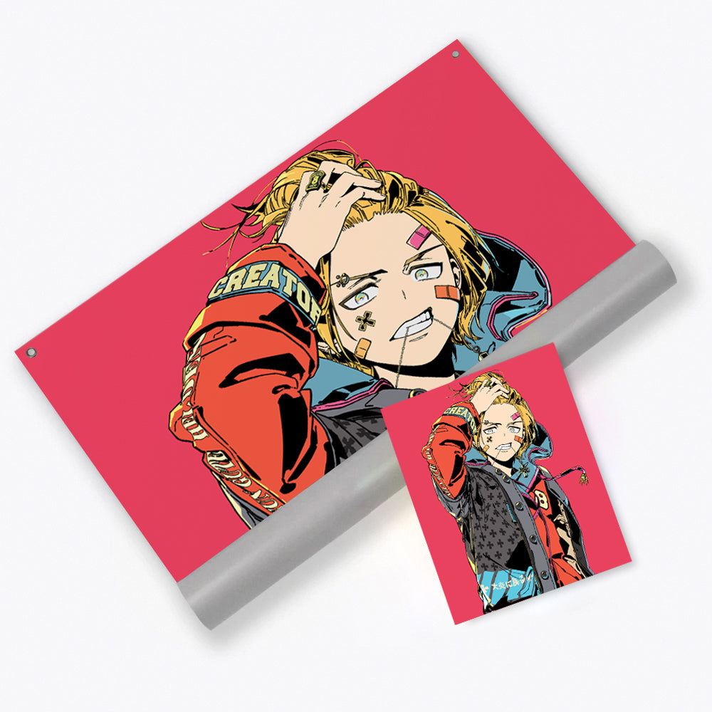 Flame Knight Print/Wall Banner – Creators Guild