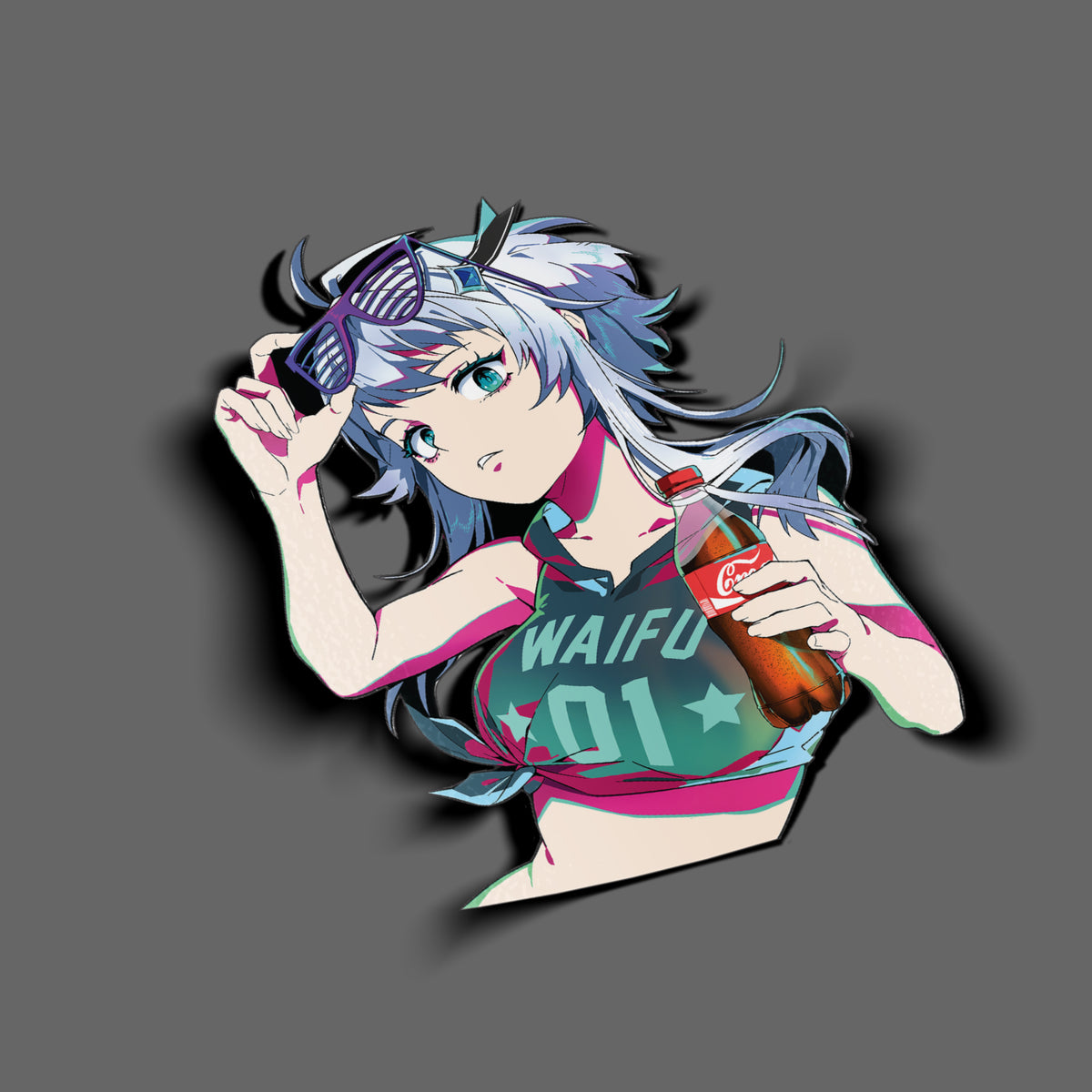 Demon Copy Waifu Die Cut Decal – Creators Guild