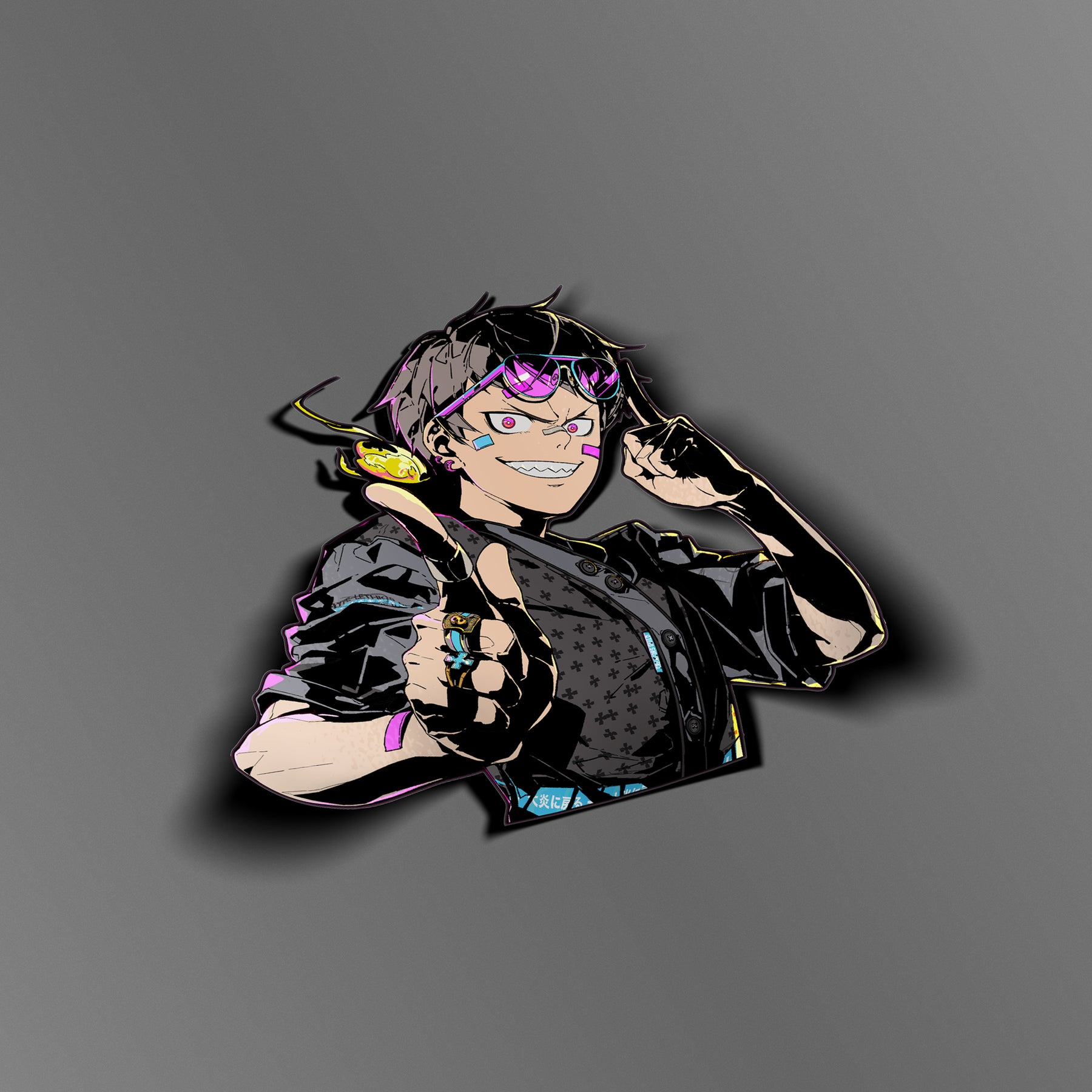 Flame Akuma Vinyl Die Cut Decal – Creators Guild