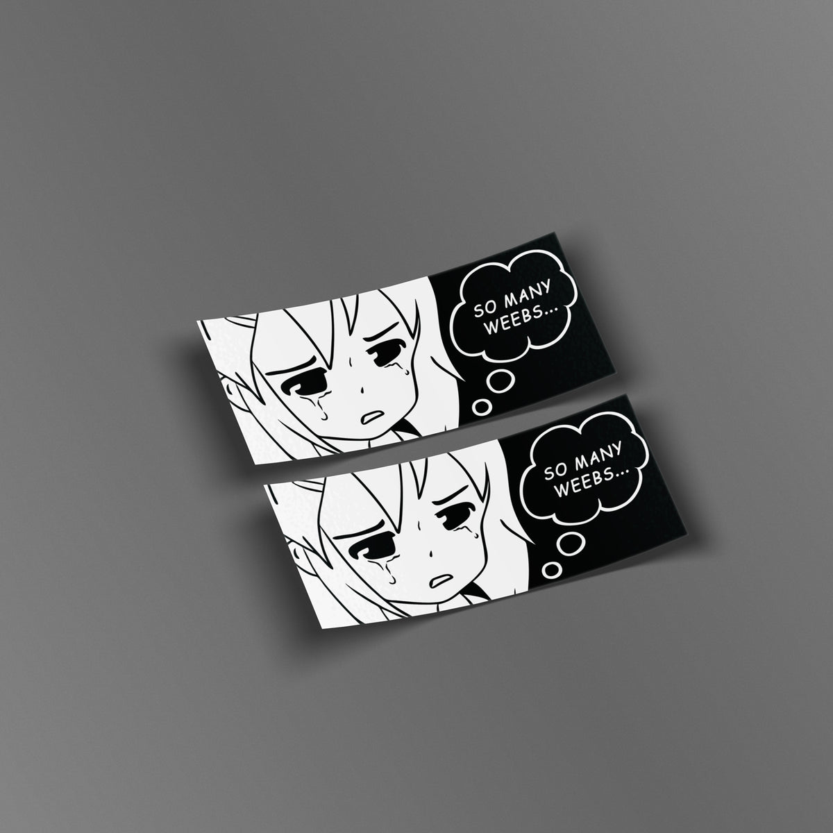 So Many Weebs Mini Slap Decals – Creators Guild